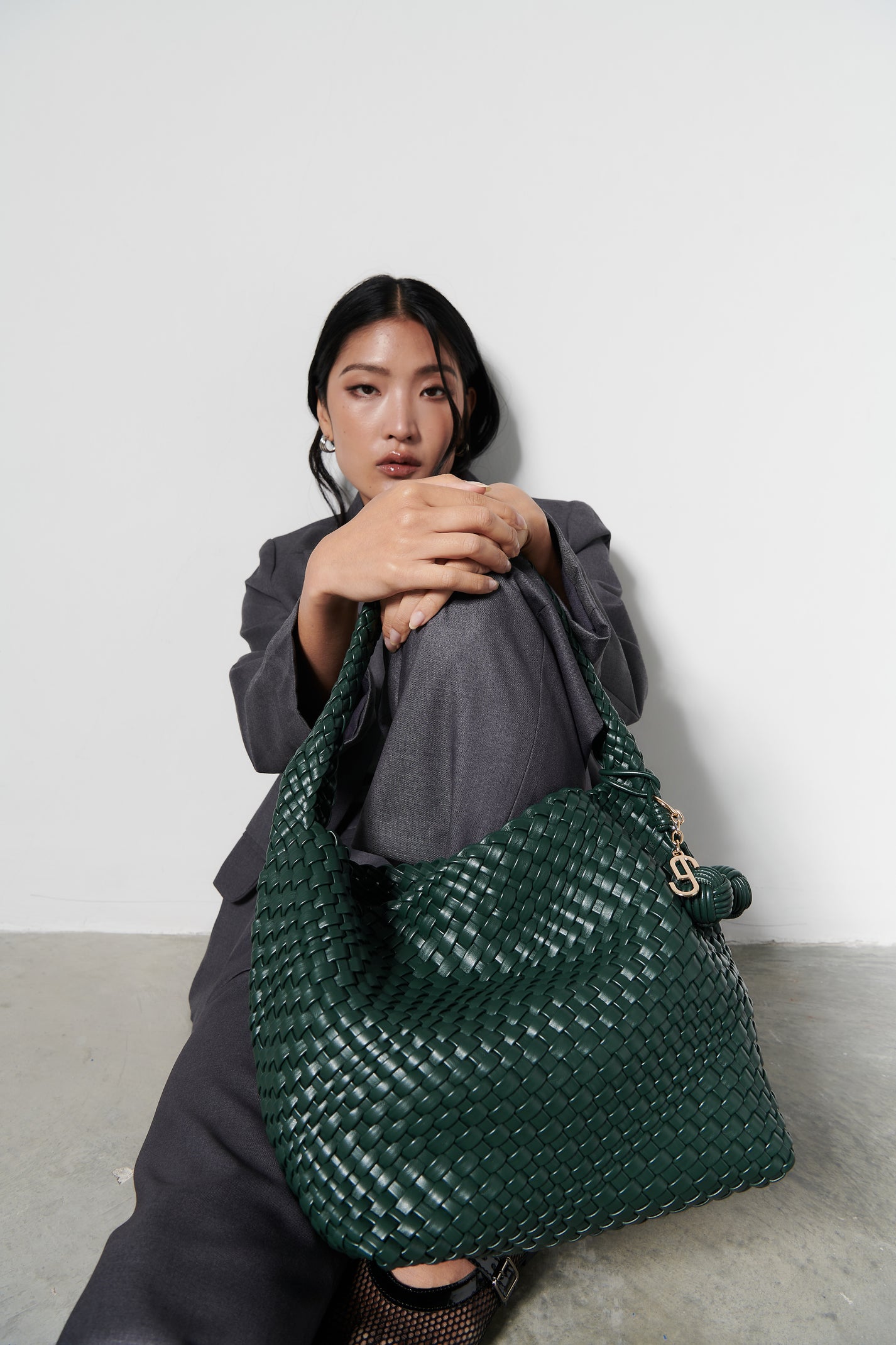 POPPY SHOULDER BAG - DARK GREEN – Sugar Monday