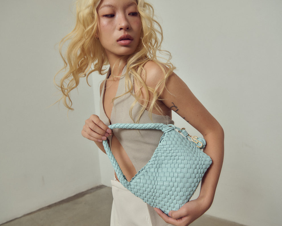 MINI POPPY BAG - LIGHT BLUE – Sugar Monday